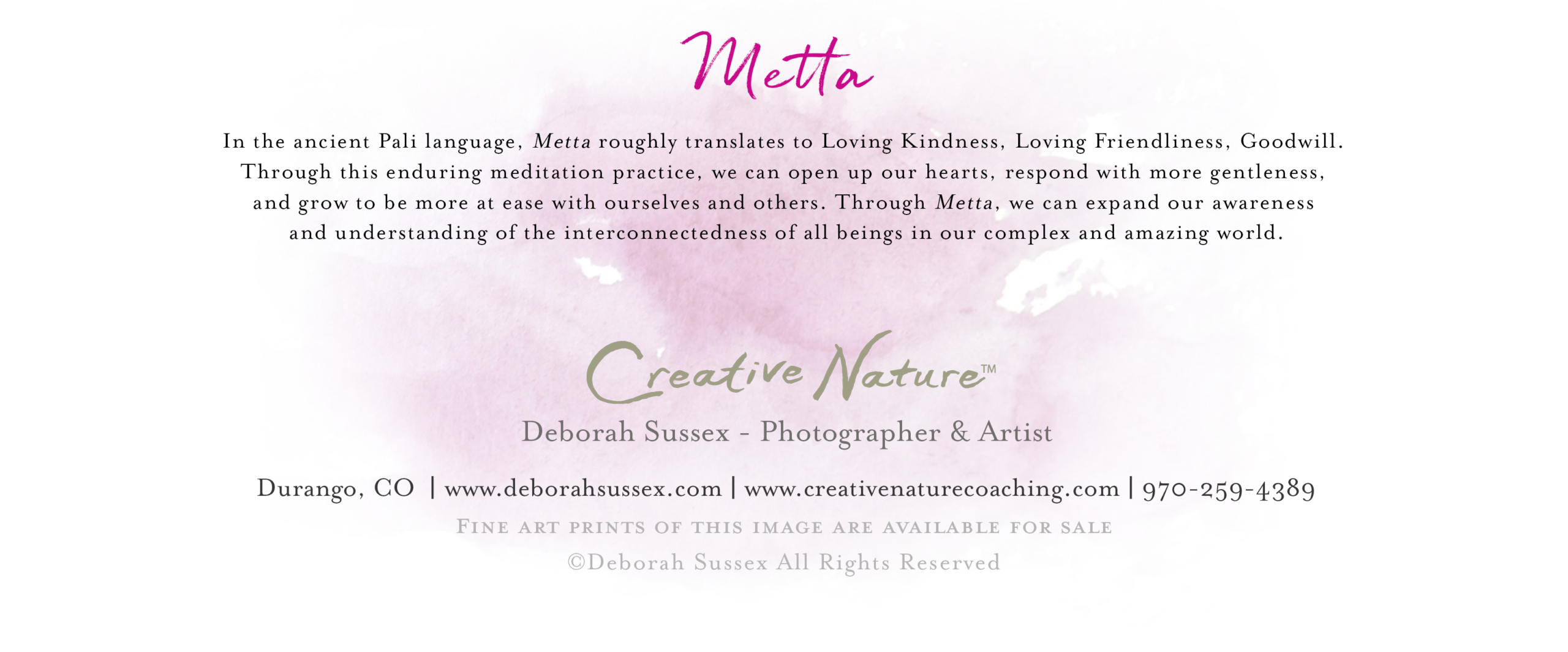 Metta Greeting Cards - Mindful Life Program